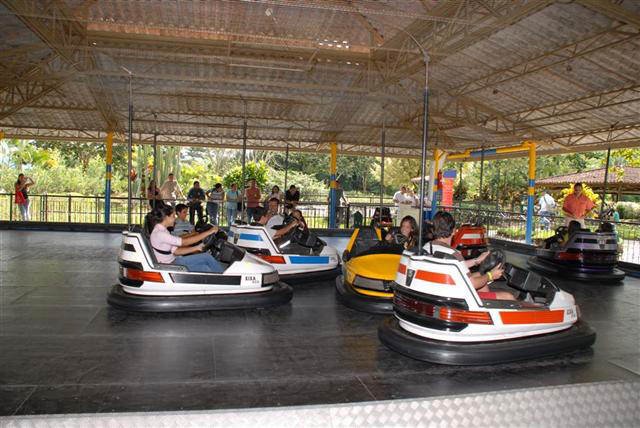 Carros chocones - Parque del Café